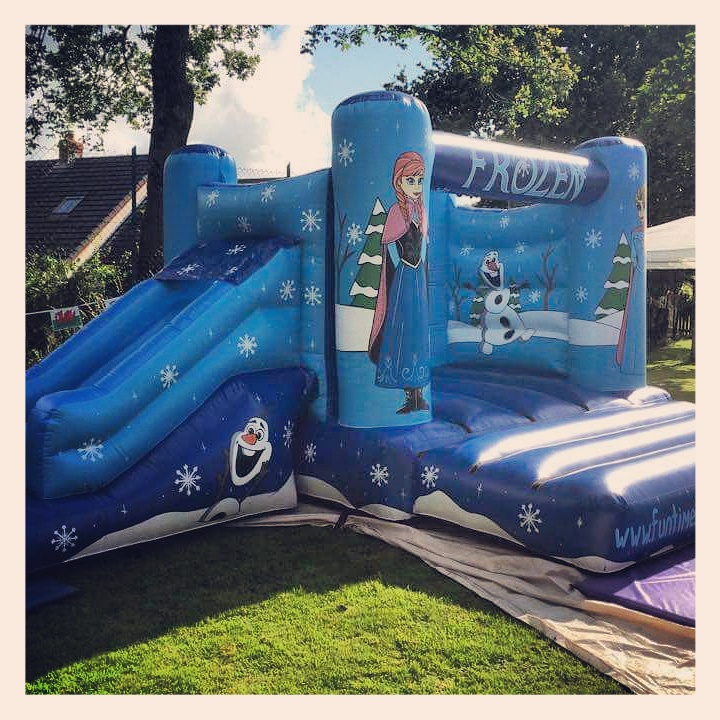 Frozen Bouncy Castle & Slide Combo | Swansea | Pembrokeshire