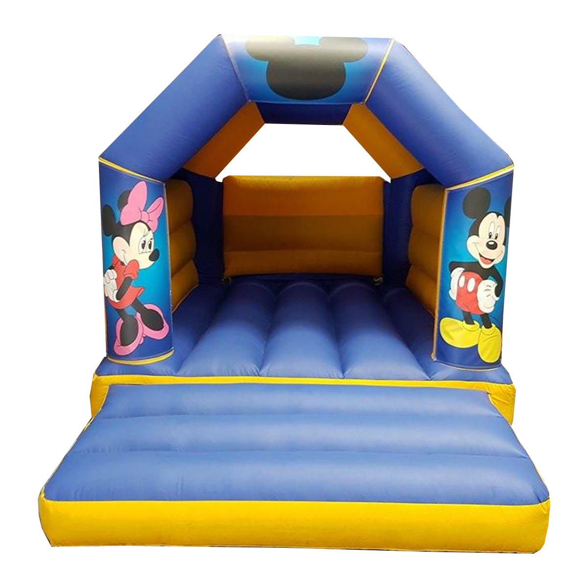 Mickey Mouse Blue & Yellow Bouncy Castle - Bouncy Castle Hire in ...