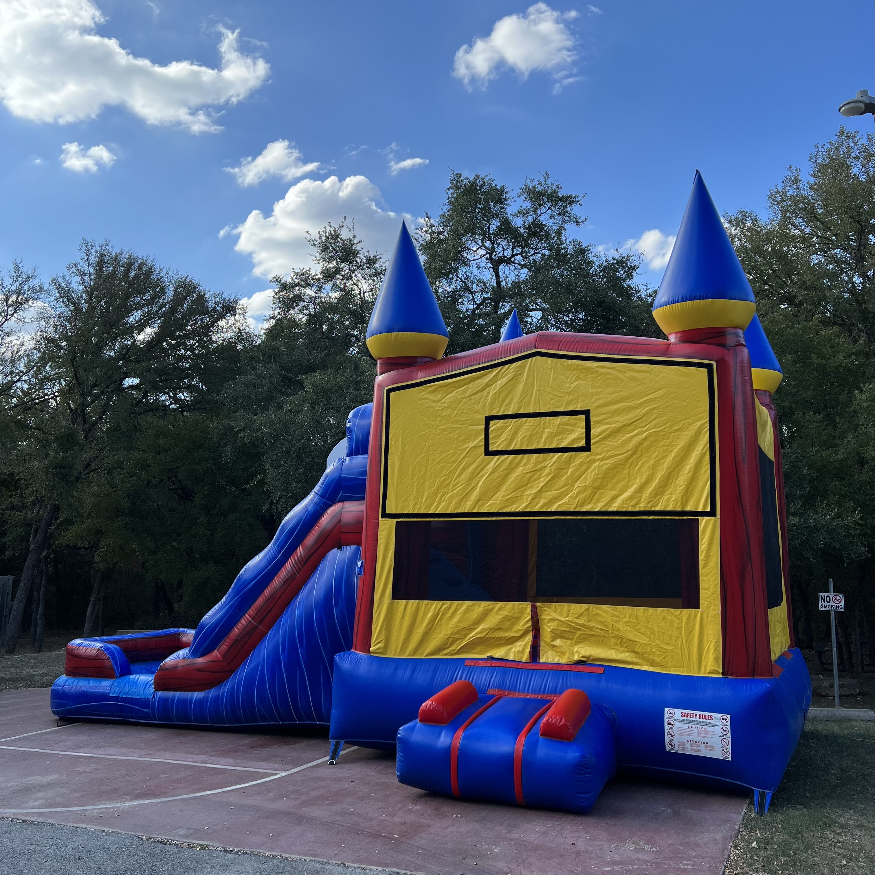 Combo Bounce Houses - Dry Slide - Hire in Texas | Awesome Jumps