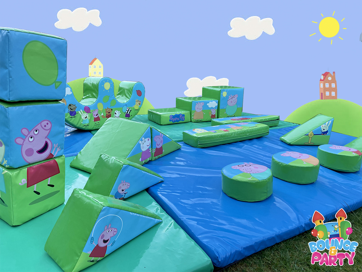 Officially Licensed Peppa Pig Soft play Setup - Hire In Glasgow