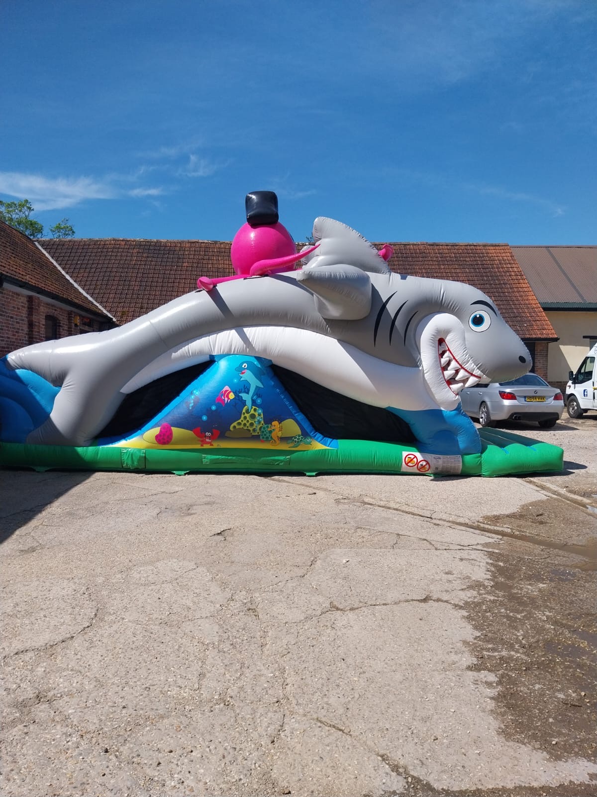 1 Part Shark With Octopus Obstacle Course - Hire in Bournemouth | JM ...