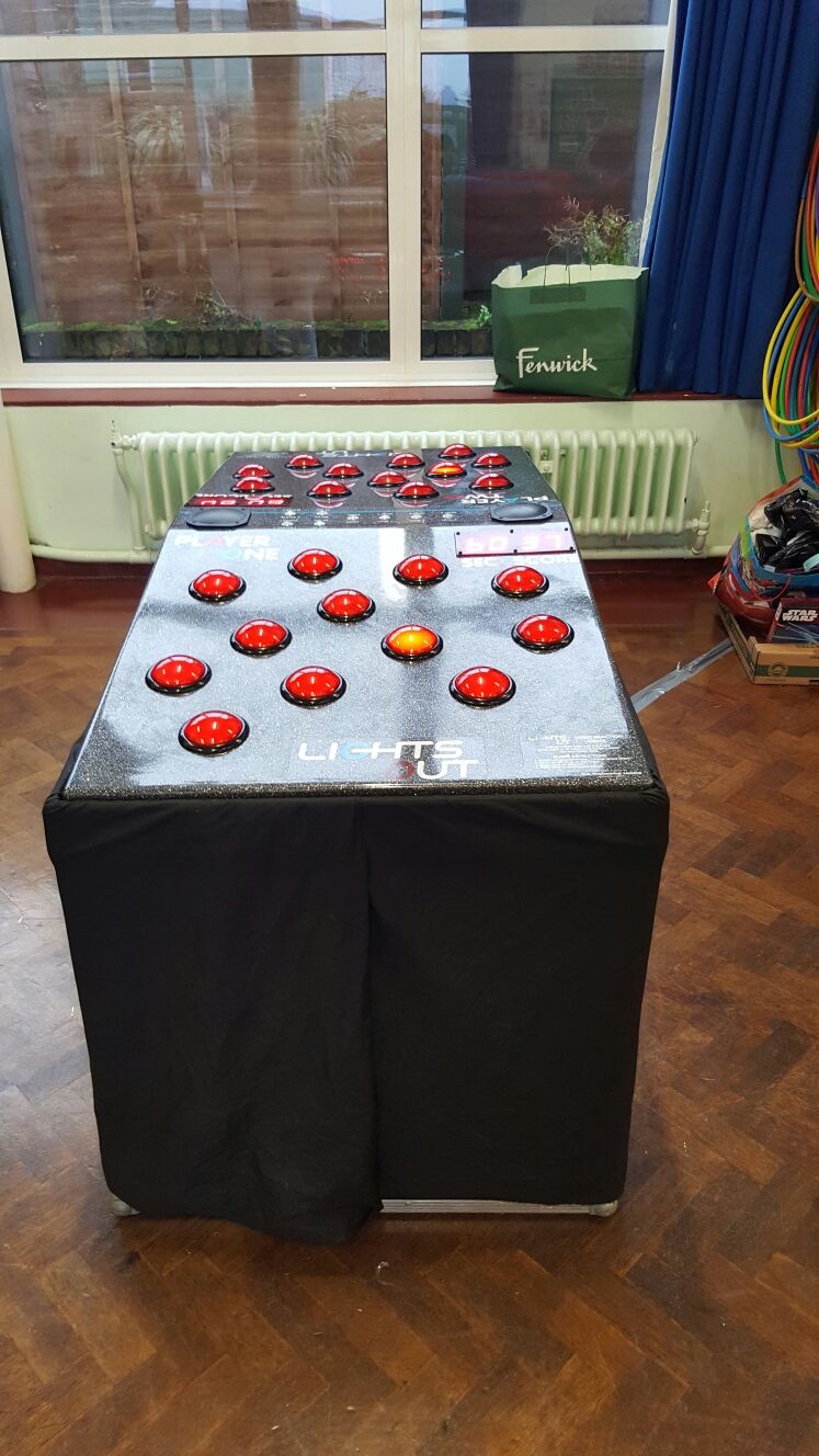 Lights Out electronic games hire - Rodeo Bull Hire in Essex, London ...