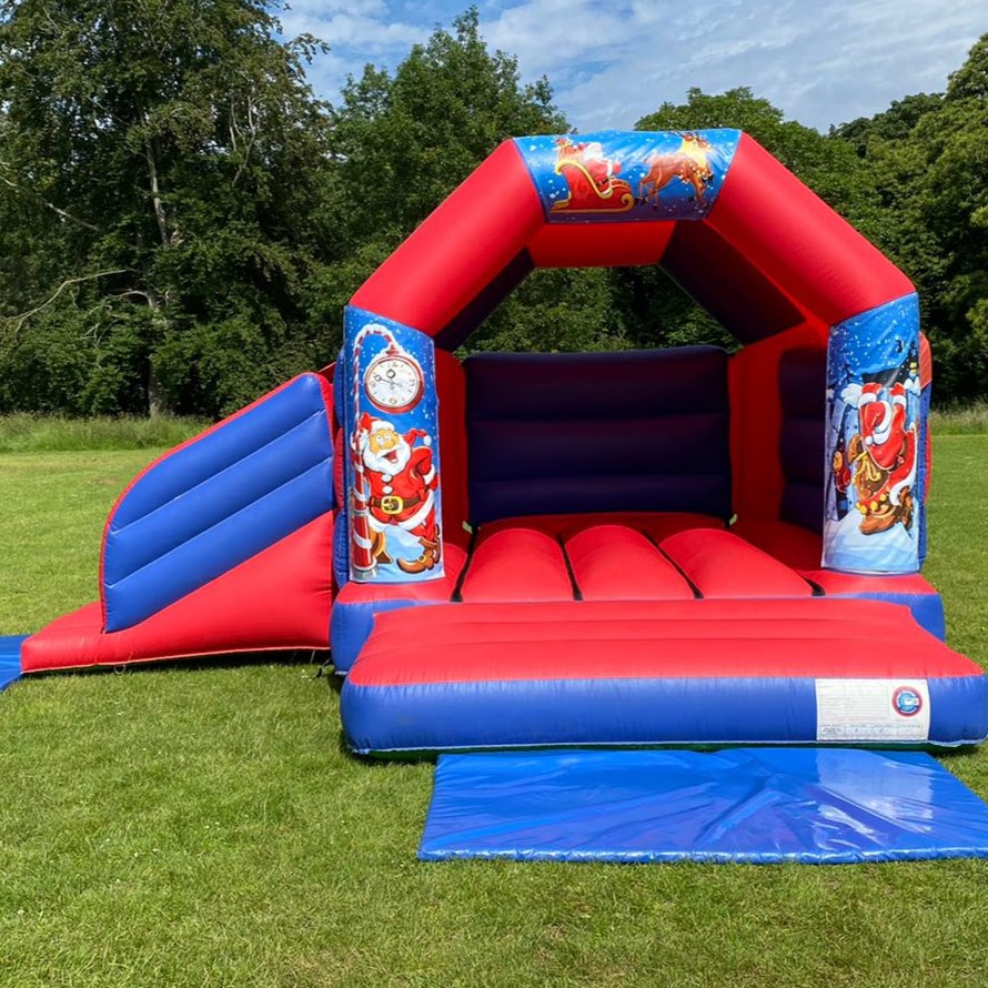 Santa Claus Castle / Slide Combo - Inflatable, Bouncy Castle ...