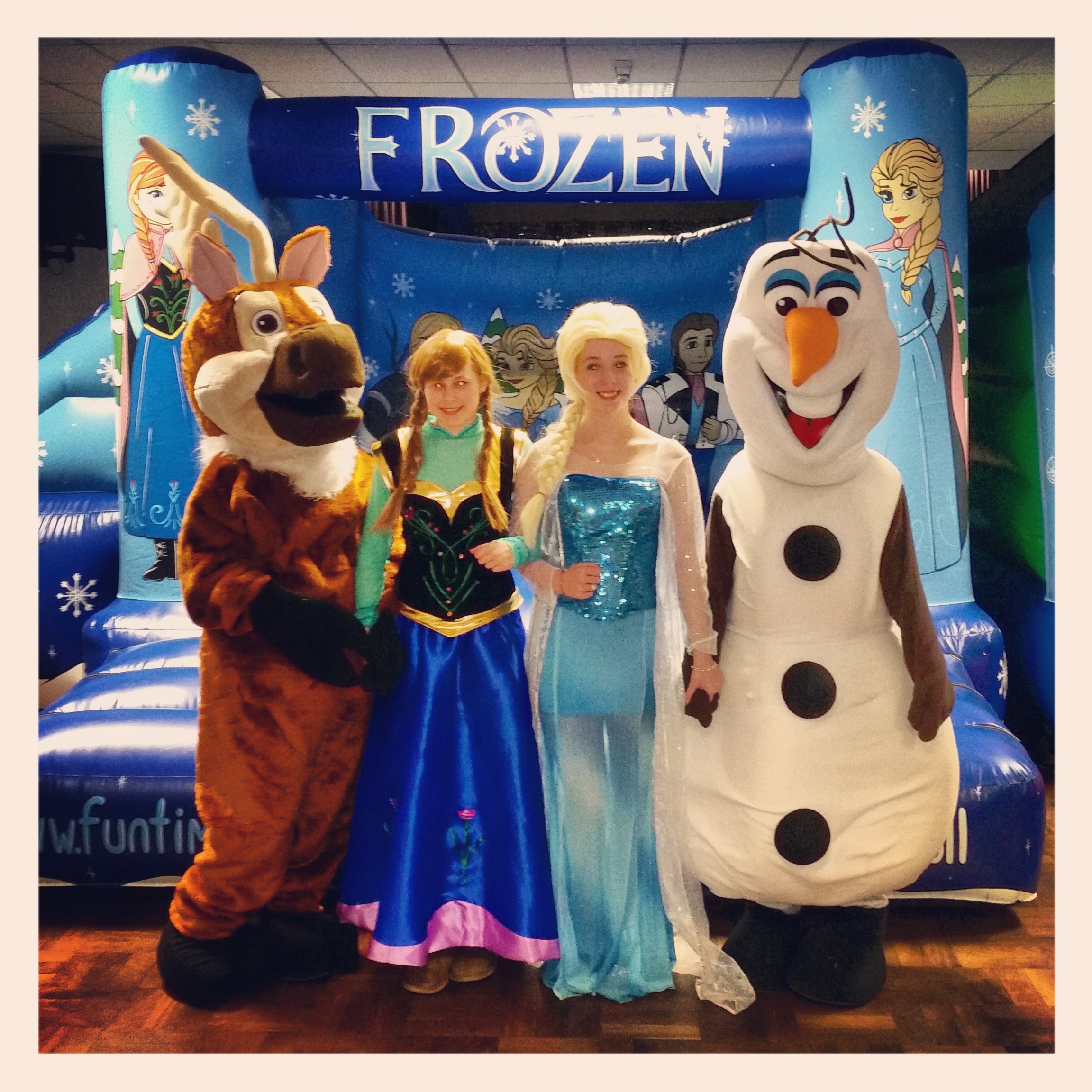 Frozen Bouncy Castle & Slide Combo | Swansea | Pembrokeshire