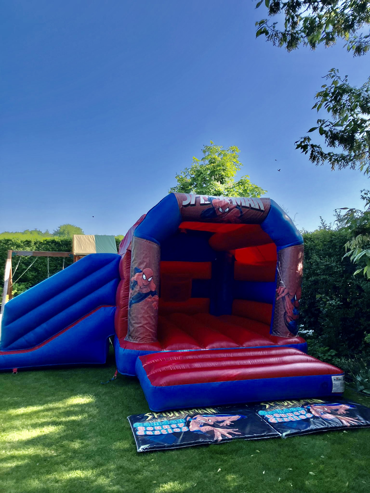Spiderman bouncy castle hire London