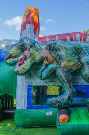 T-Rex Rampage XL Combo - Bounce House Rentals, Jumper Rentals, Obstacle ...