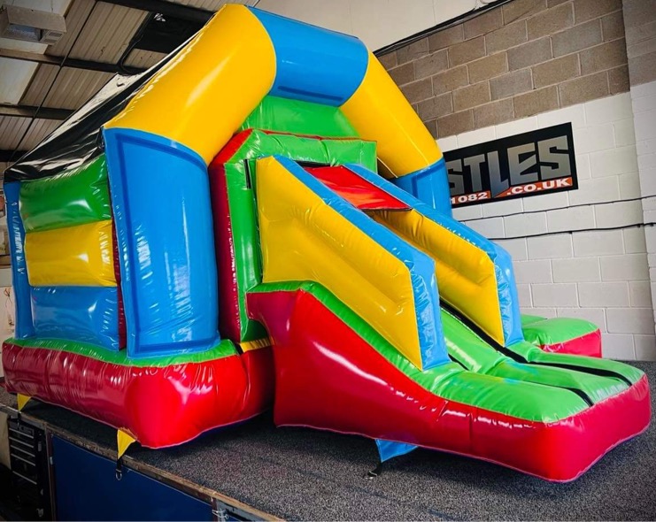 Disco Bounce & Slide Combi Bouncy Castle Hire | Birmingham