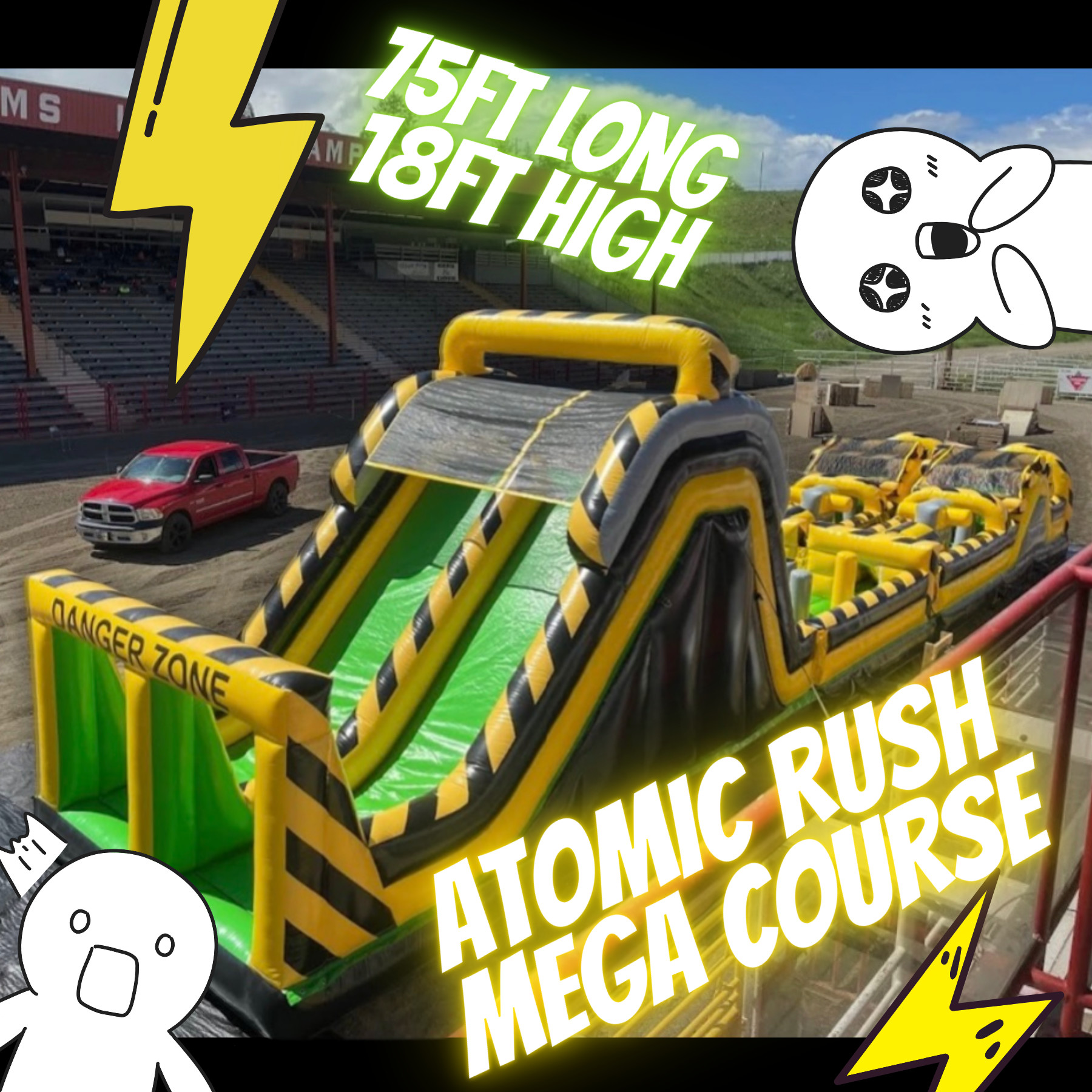 5C ATOMIC RUSH MEGA OBSTACLE COURSE Hire In Prince George 5c-atomic-rush-mega-obstacle-course-hire-in-prince-george