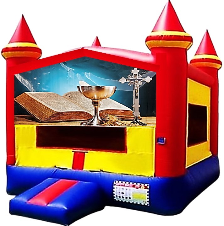 Rent a Religious Castle Bounce House - Inflatable Adventures NJ