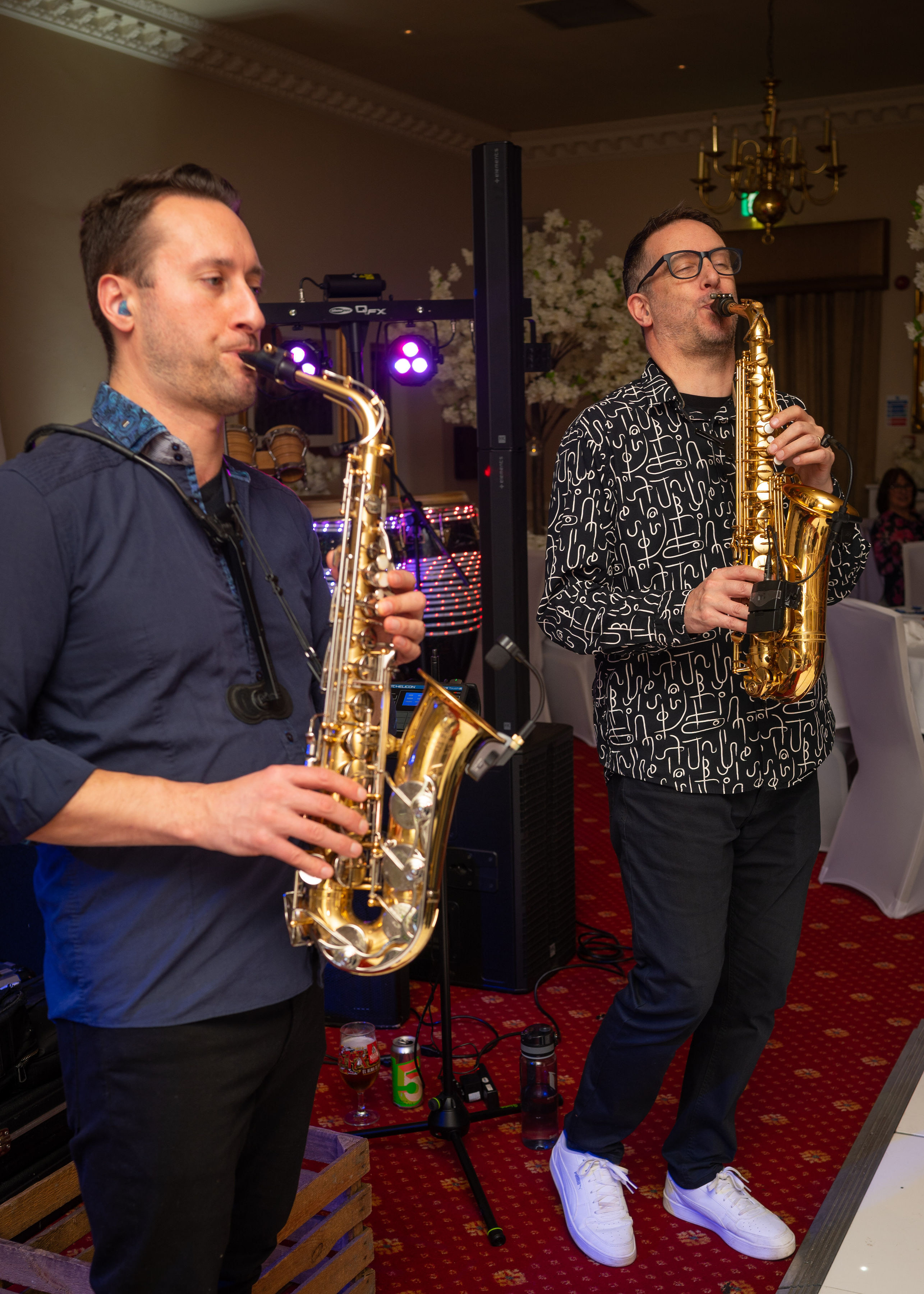 Saxophone player to play along to a DJ - Hire in Chorley | S.J ...