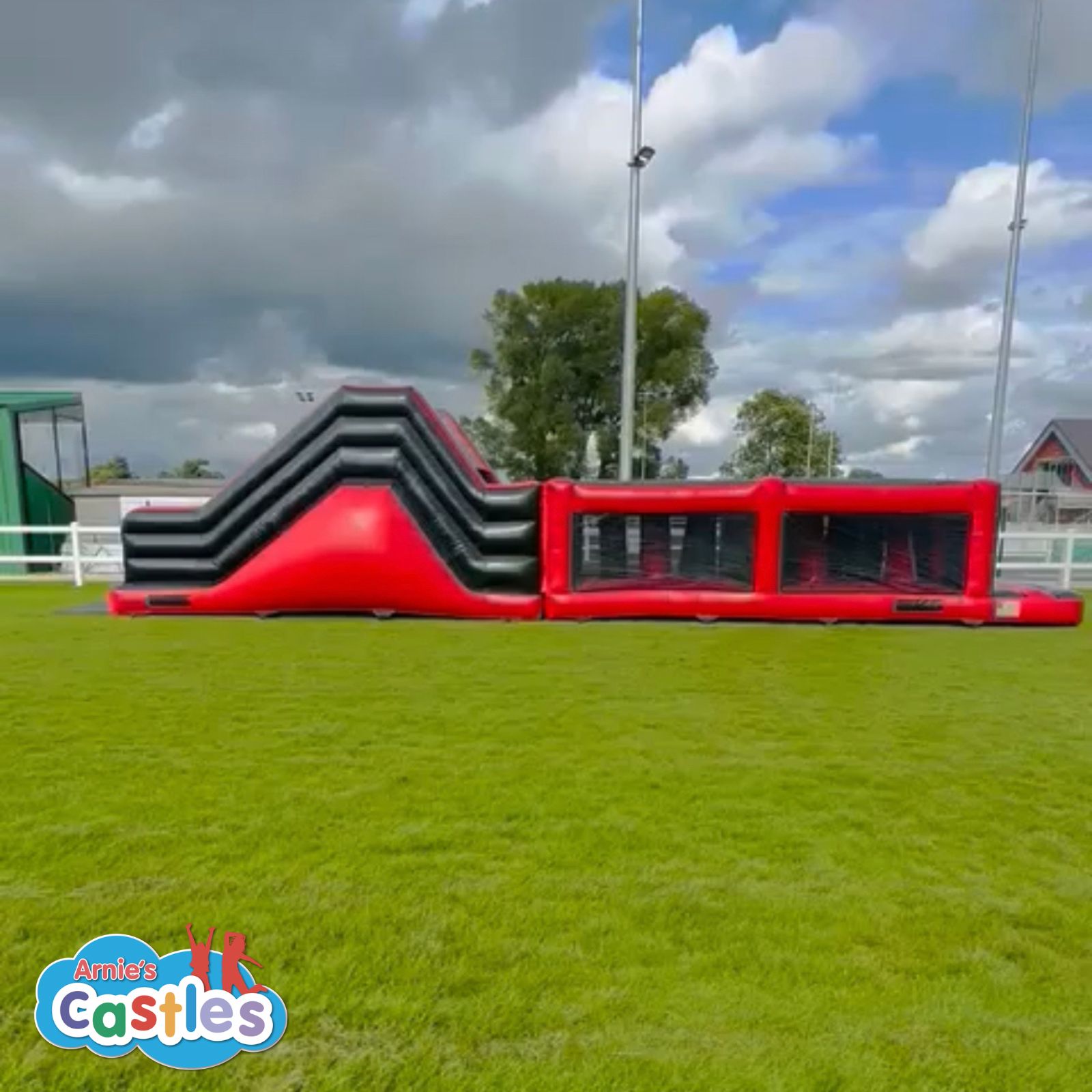 45ft inflatable Obstacle Course hire | Arnie's Castles Stoke