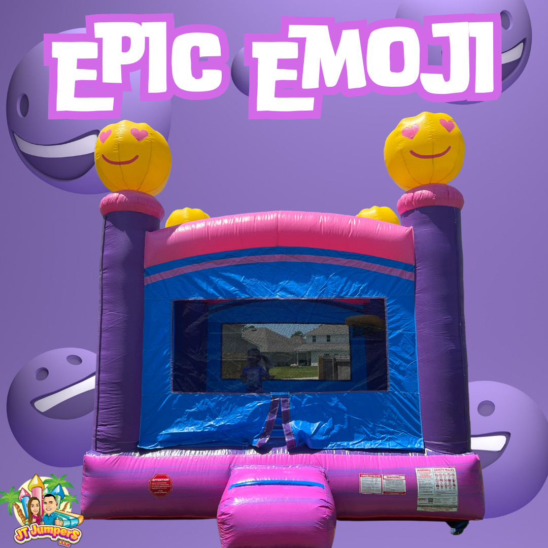 Epic Emoji Bounce House - Bounce House Hire in FL | JT Jumpers, LLC