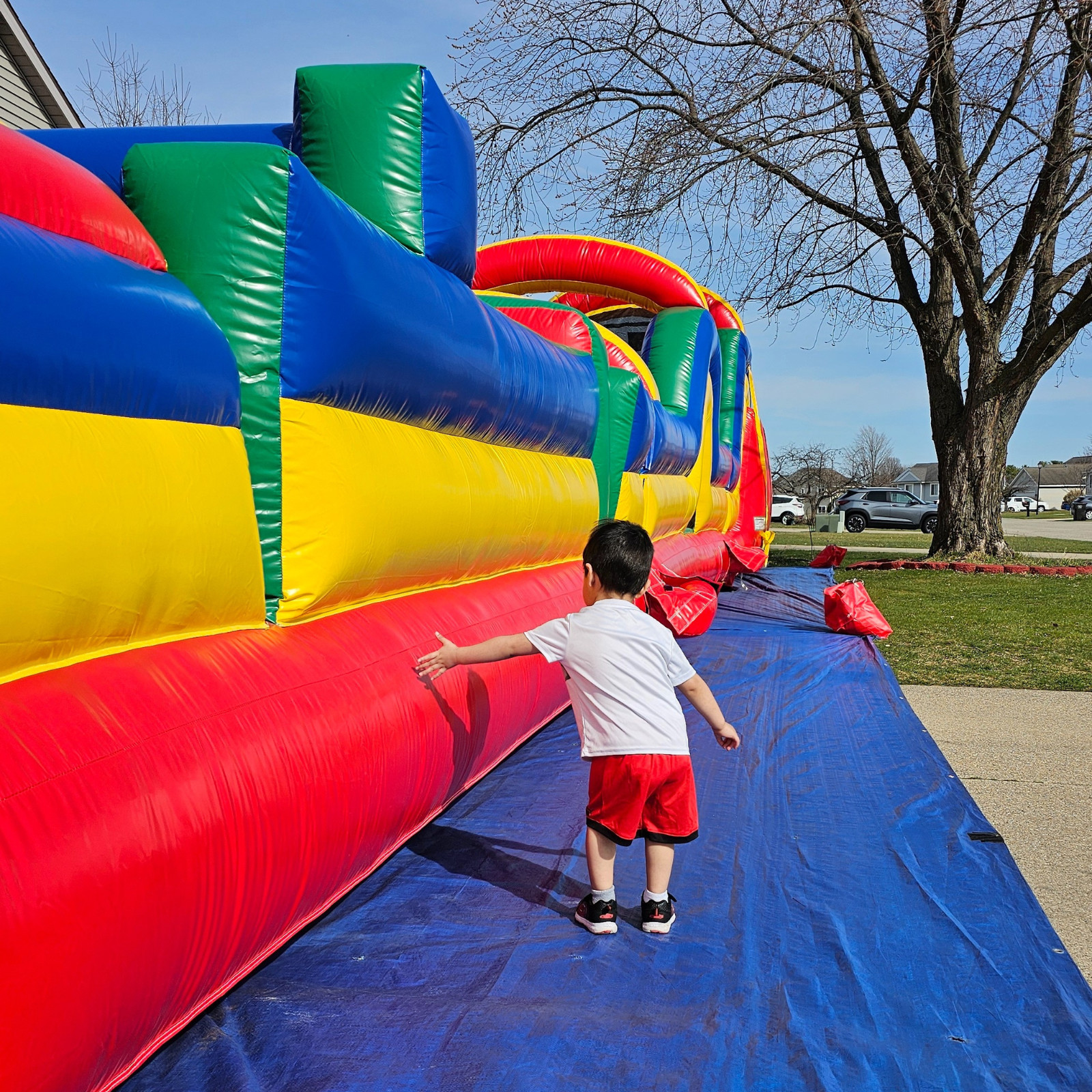 60FT Obstacle Course (Wet or Dry Unit) - Inflatable Bounce House ...