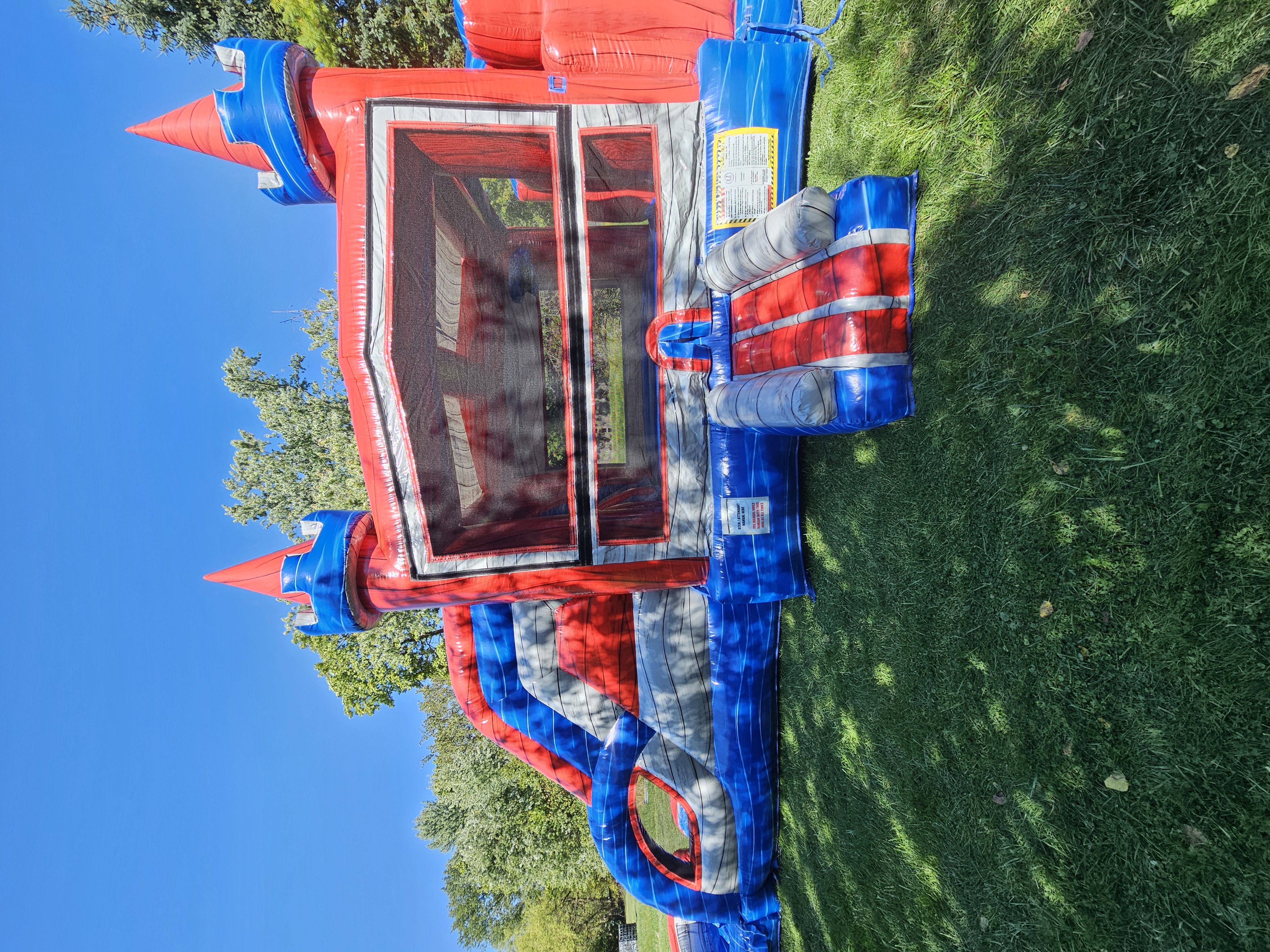Rent 63 ft. Castle Tower Obstacle Course | Bounce House Kingz Lansing