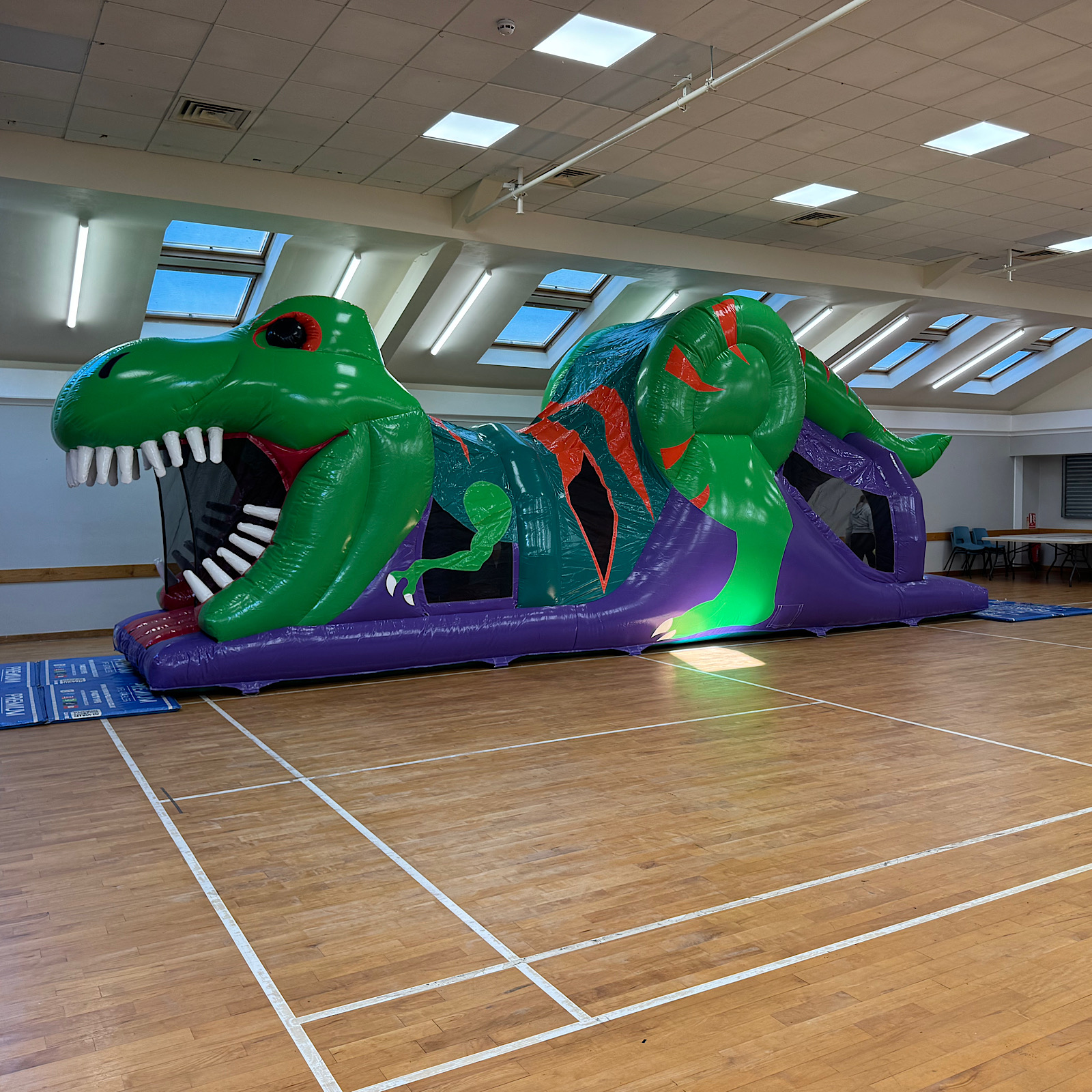 3D Dinosaur Obstacle Assault Course | Premium Inflatables Yorkshire