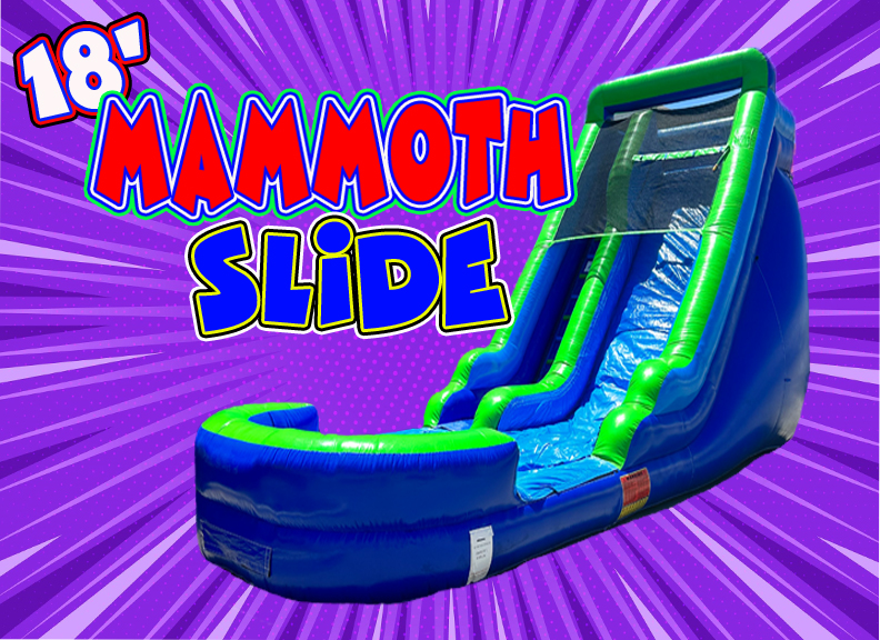 18 Foot Mammoth Inflatable Slide For Rent Sacramento California