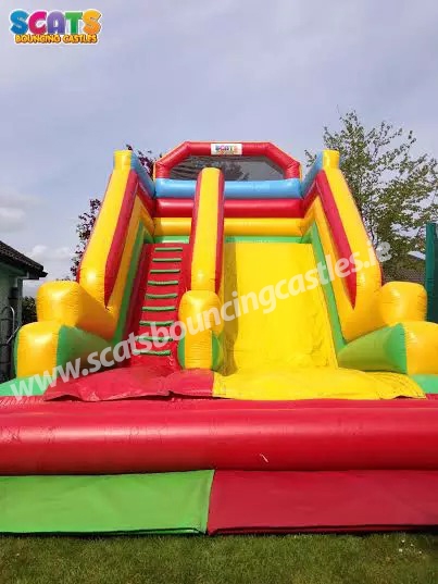 Multicoloured Slide | Scats Bouncing Castles
