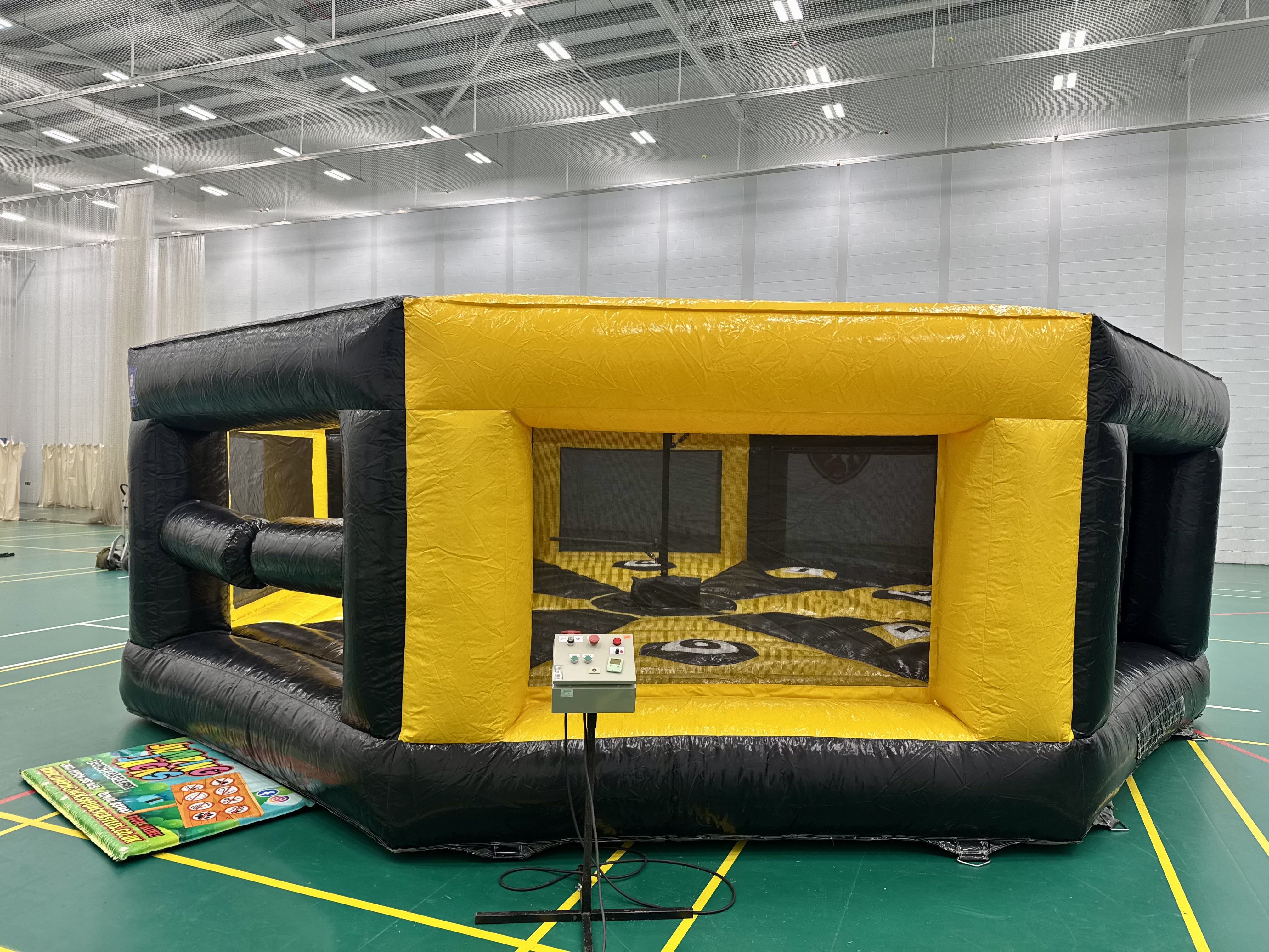Last Man Standing (black & yellow) - Bouncy Castle Hire in Bromley ...