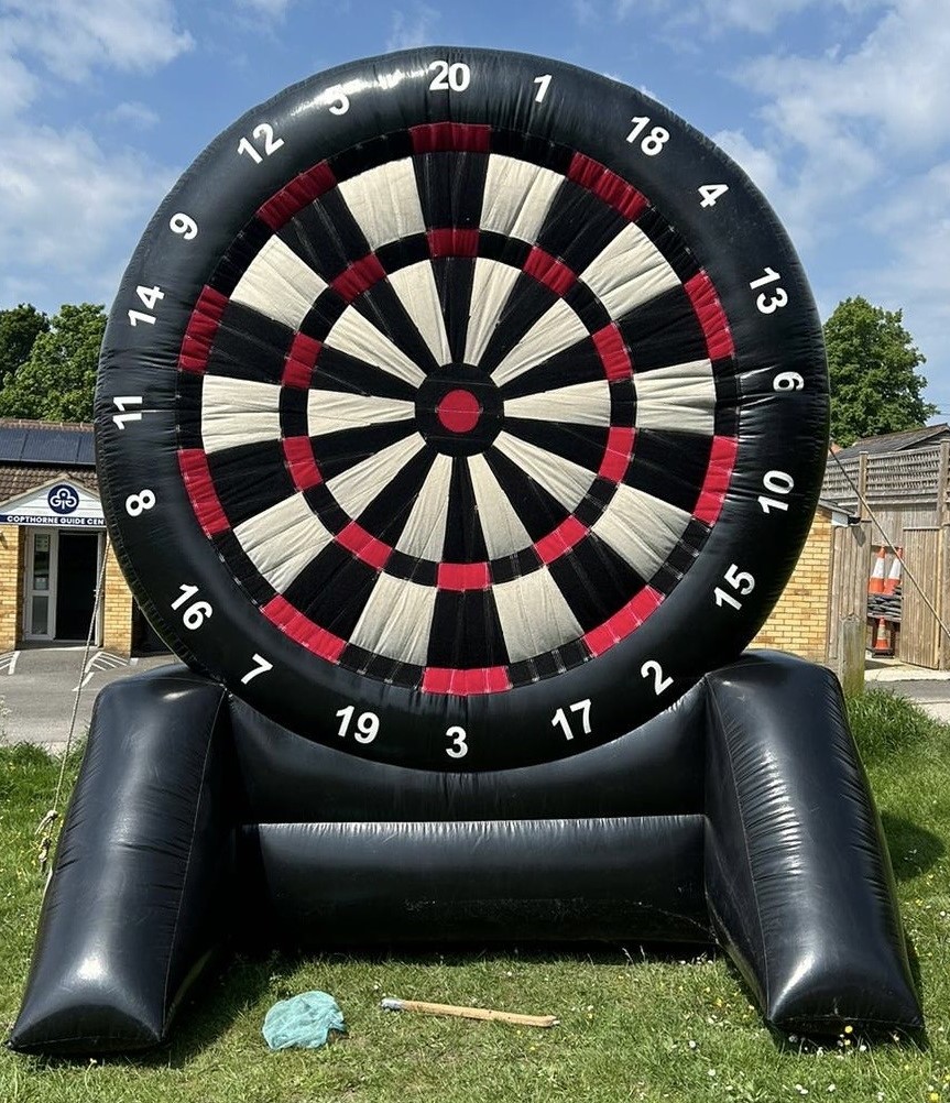 Darts Dartboard Inflatable Game 9ft x 9ft - Bouncy Castle Hire in Kent ...
