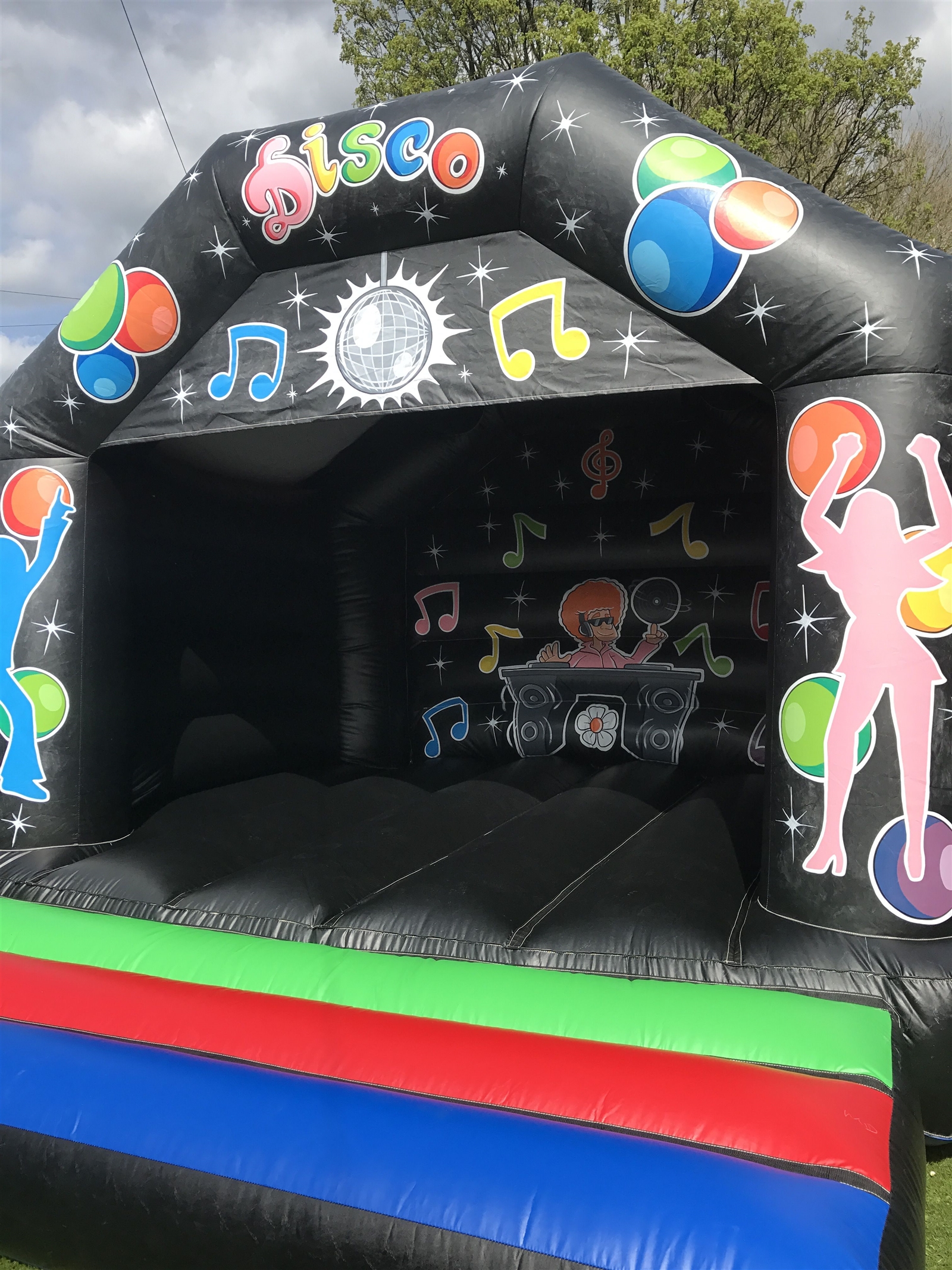 Adult Disco Lights Sound Castle - Bouncy Castle Hire, Inflatables in ...