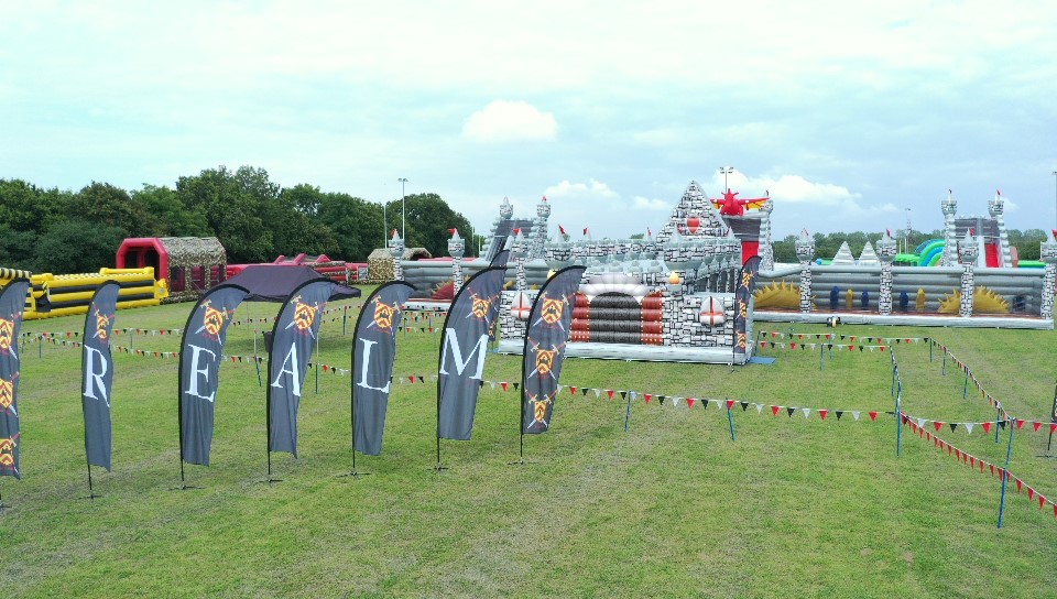 Inflatable Obstacle Course Hire - The Realm - Hire in UK