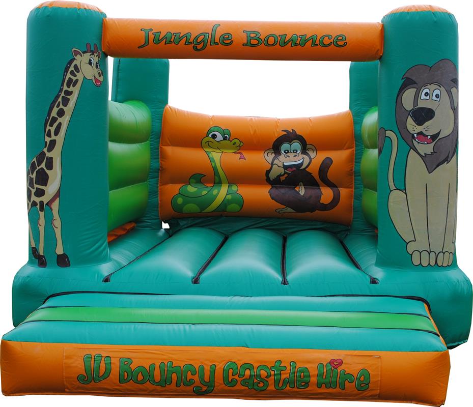 12 x 15ft Jungle Bouncy Castle - JV Bouncy Castle Hire Winchester ...