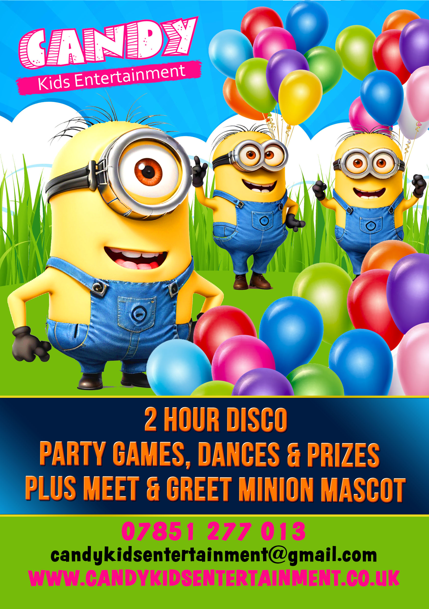 Minion party package - Hire in north east of east | Candy Kids ...