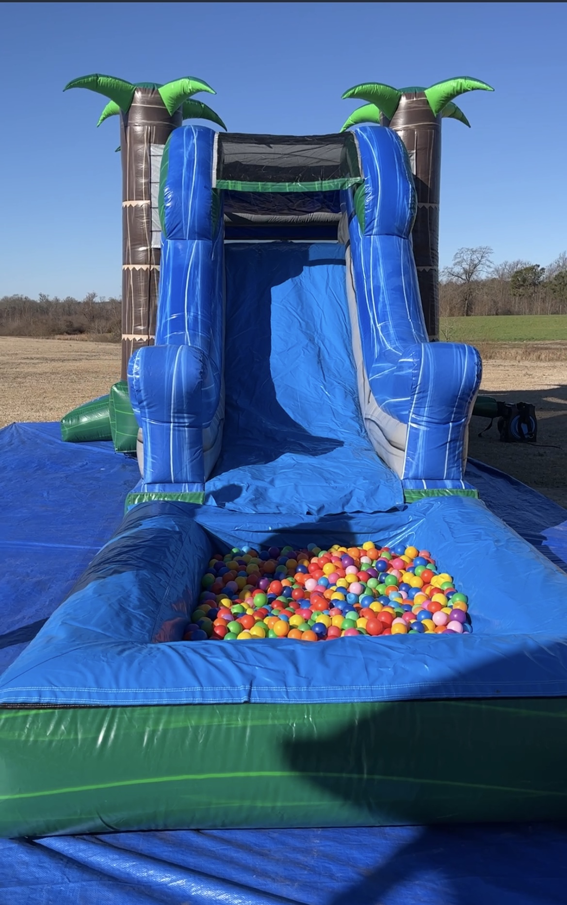 Tropical Marble 4 in 1 with pool and balls - Party Rentals in Albertson ...