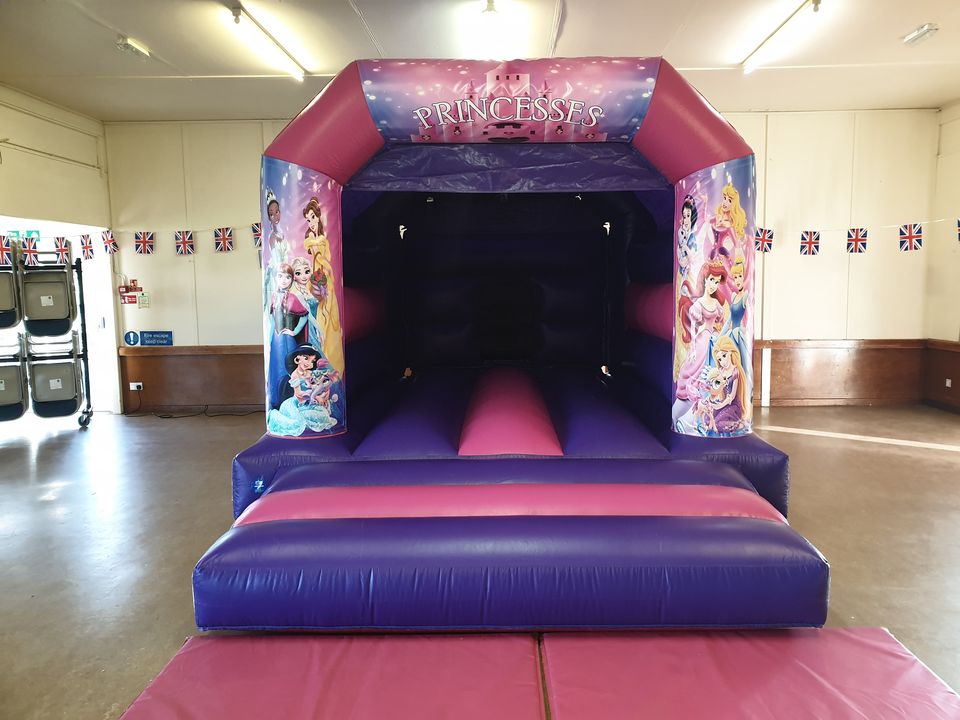 Pink/Purple Princess Bouncy Castle - Bouncy Castle Hire in Milton ...