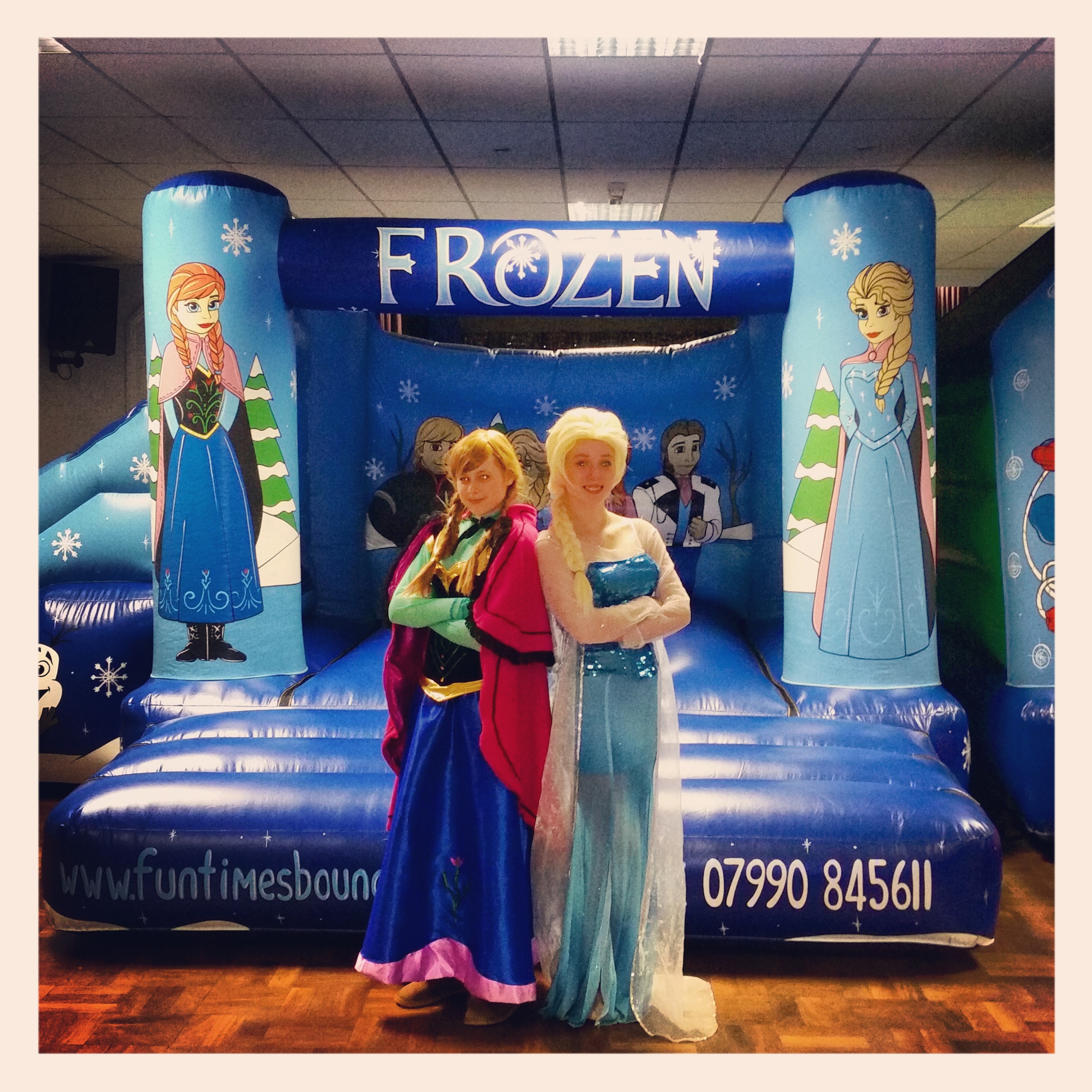 Frozen Bouncy Castle & Slide Combo | Swansea | Pembrokeshire