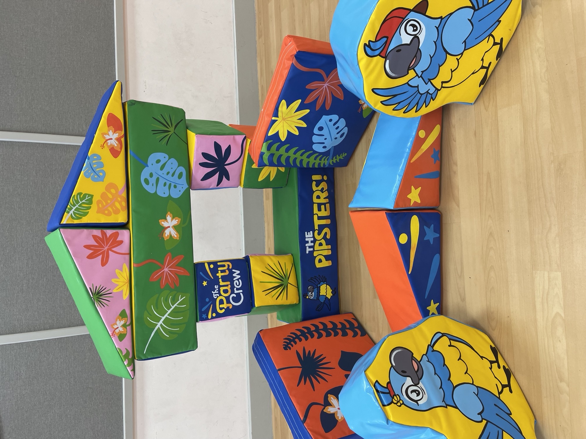 The 'Pipsters' Tropical Soft Play Blocks - Bouncy Castle, Party Hire ...