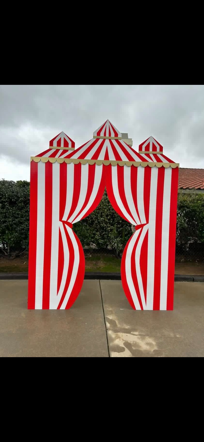 Circus Back Drop - Hire in CA