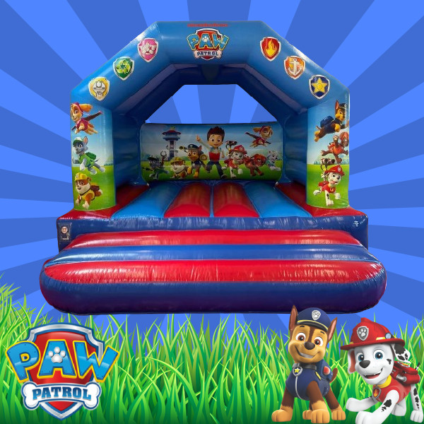 Paw Patrol Bouncy Castle Hire | Leamington Spa, Warwick, Rugby etc.