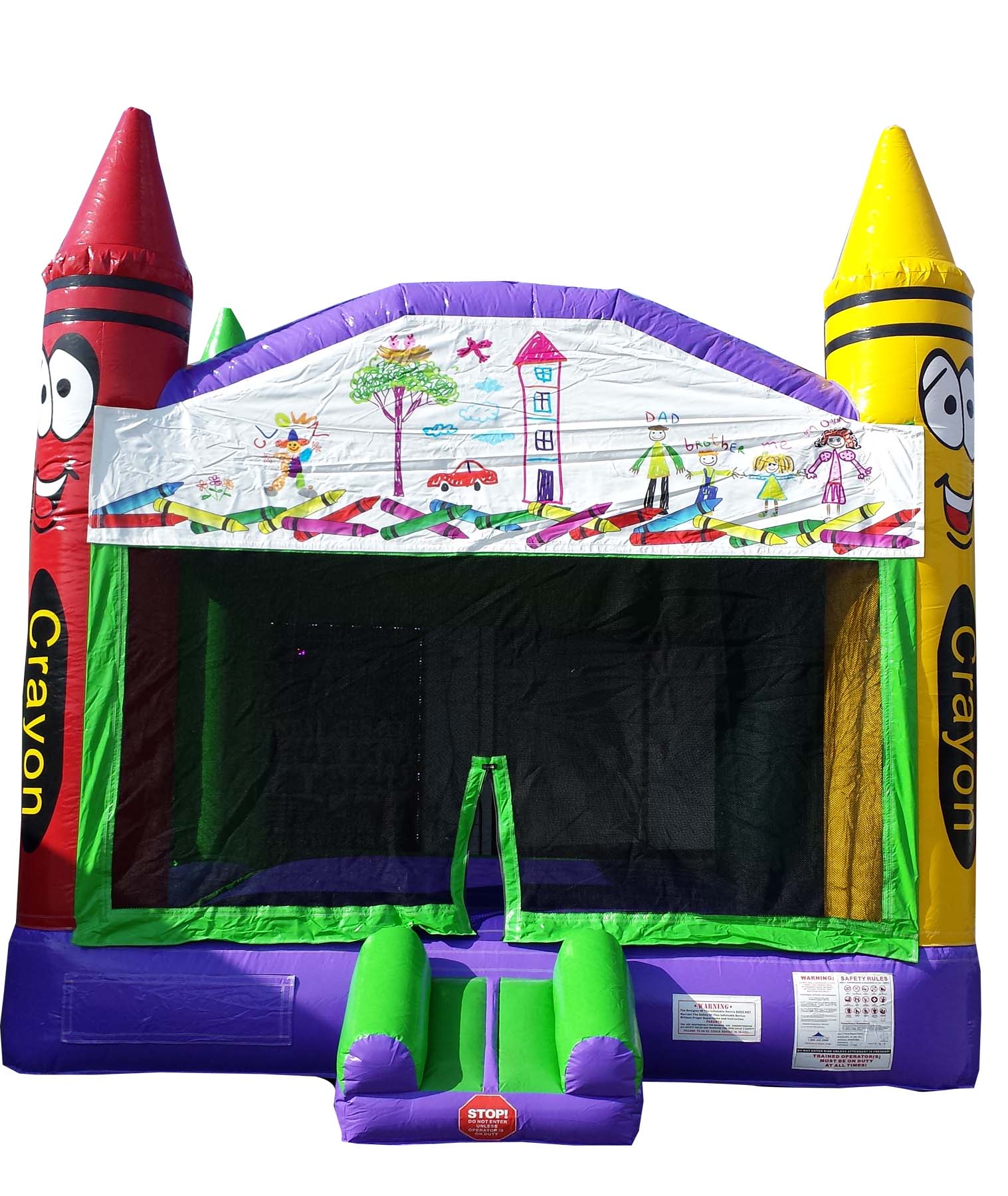Crayon Playland Bounce House Rental – Maxinflables Inc