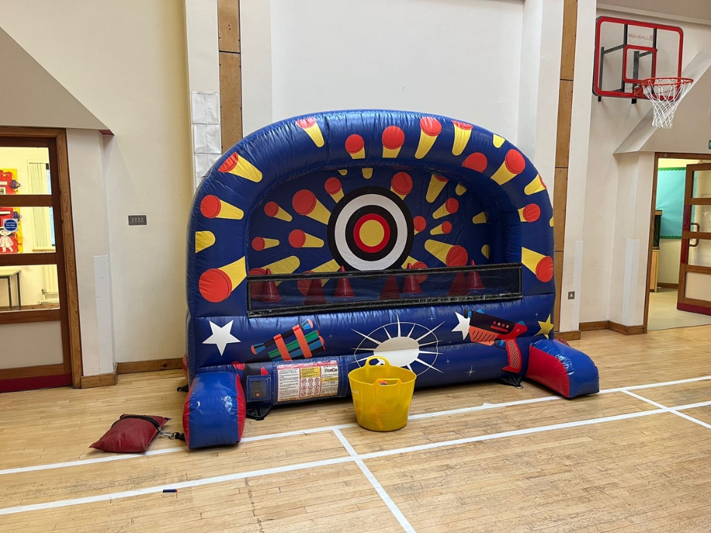 Inflatable Nerf Tag Shooting Range