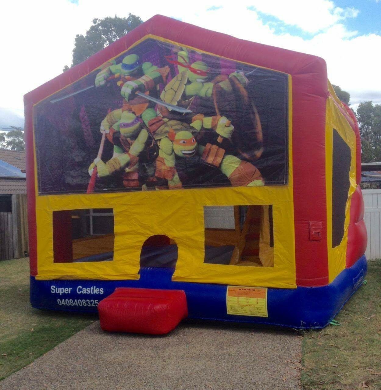 Teenage Mutant Ninja Turtles Medium Banner Castle - Jumping Castle Hire ...