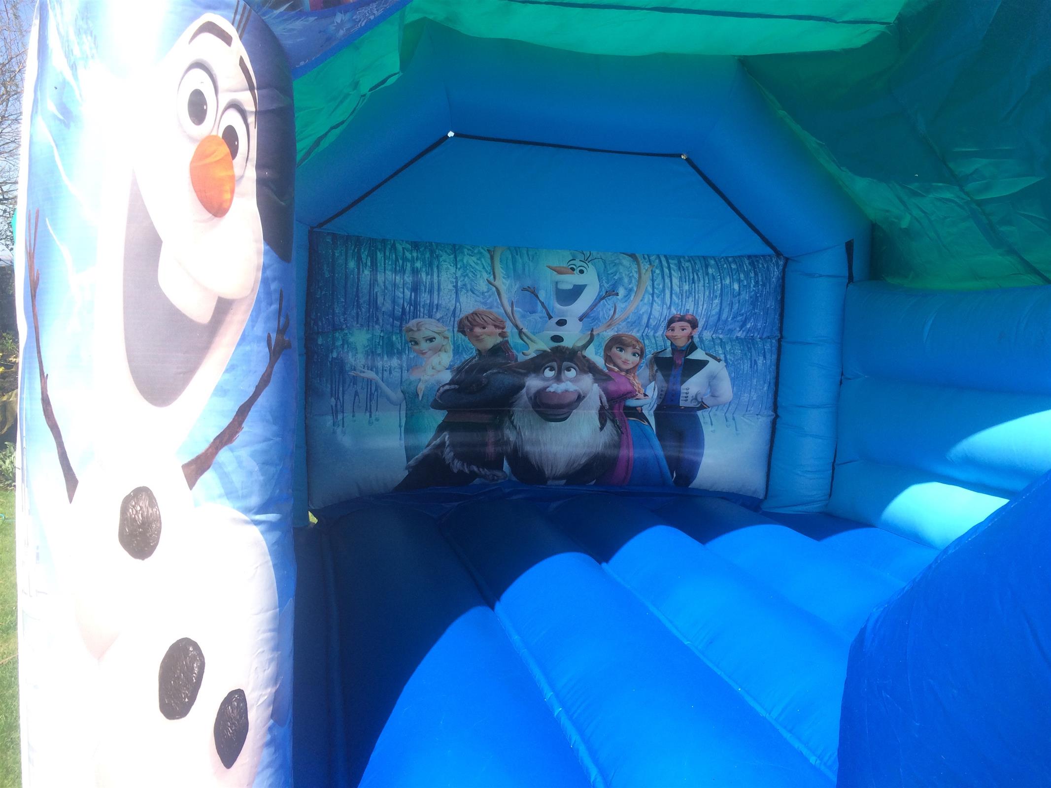 FROZEN SLIDE COMBI - Bouncy Castle Hire in Leeds, Bradford, Halifax ...