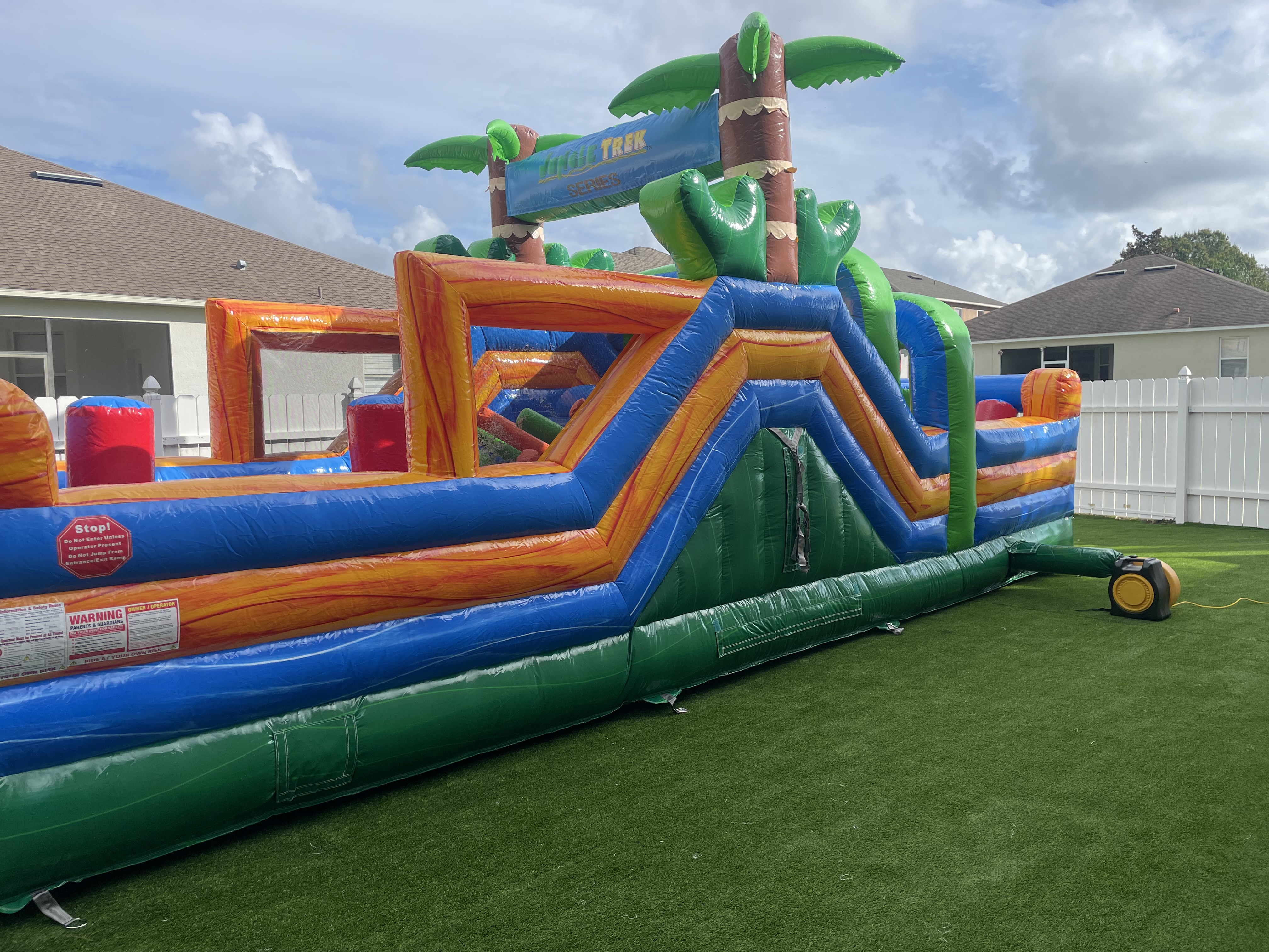 78ft Obstacle Course - Hire in Fl | Platinum Partners Party Rentals