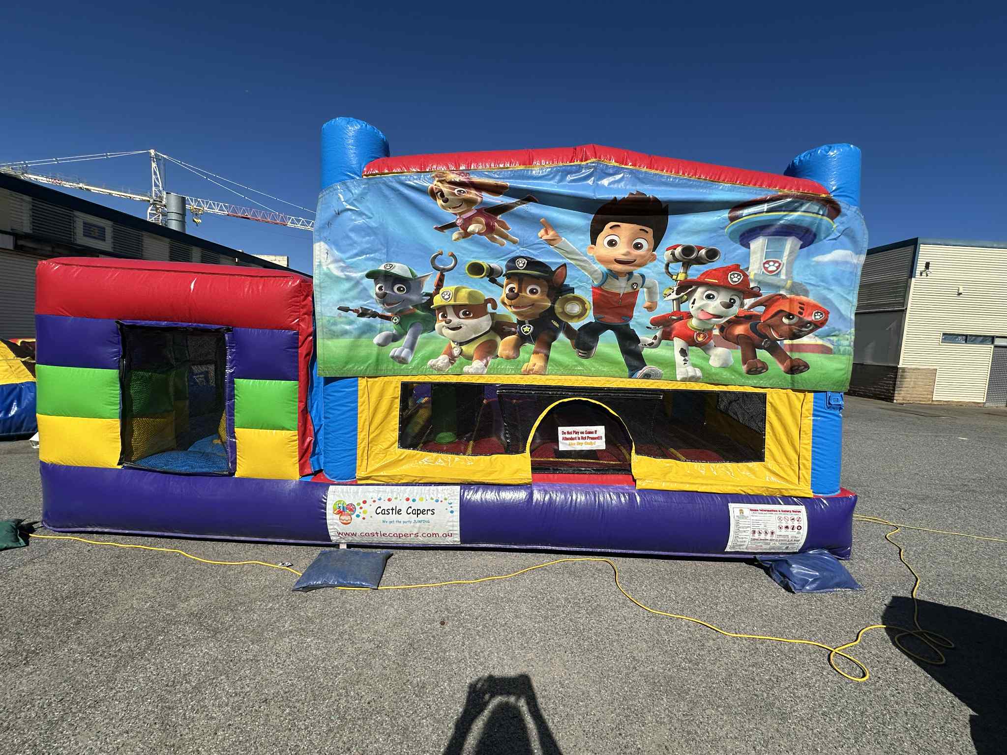 PAW Patrol Multi Challenge Combo Obstacle Course Hire Adelaide | SA