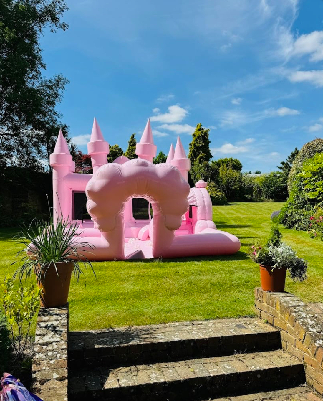 Pastel Pink Bouncy Castles, Inflatables & Soft Play Hire | Essex