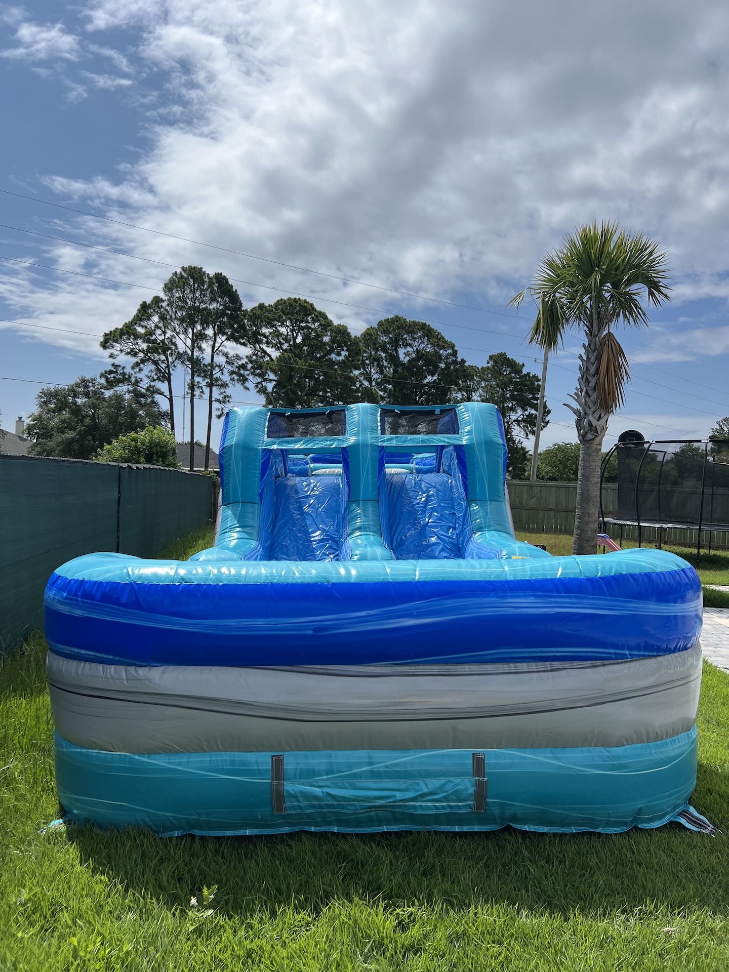 Aqua Rush Dual Lane Obstacle Course (WET) - Bounce House Hire in FL ...
