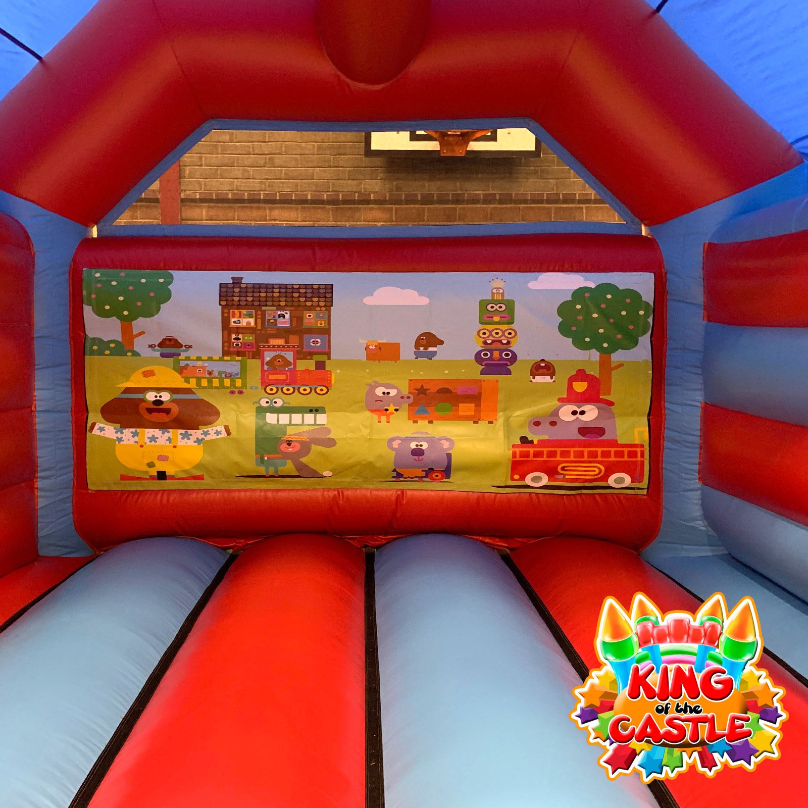 Hey Duggee Bouncy Castle with Slide - Bouncy Castle Hire | Disco Dome ...
