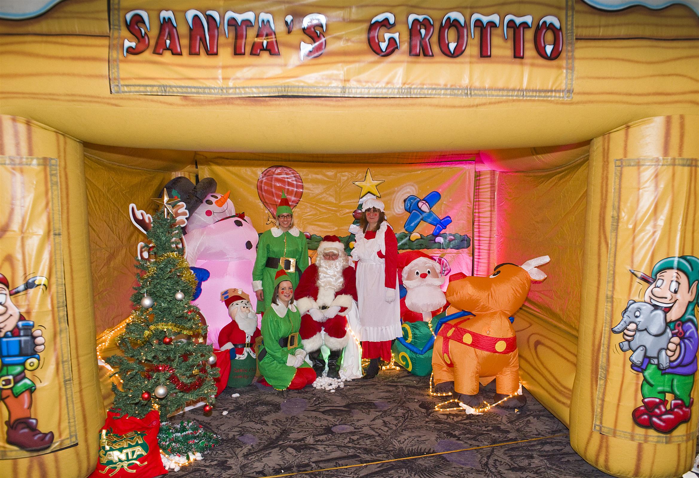 Inflatable Santa's Grotto in Glasgow, Fife and Edinburgh
