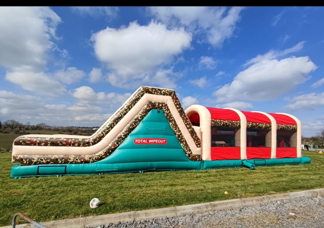 Total Wipeout Obstacle Course & Slide 55ft X 15ft - Hire in Louth ...