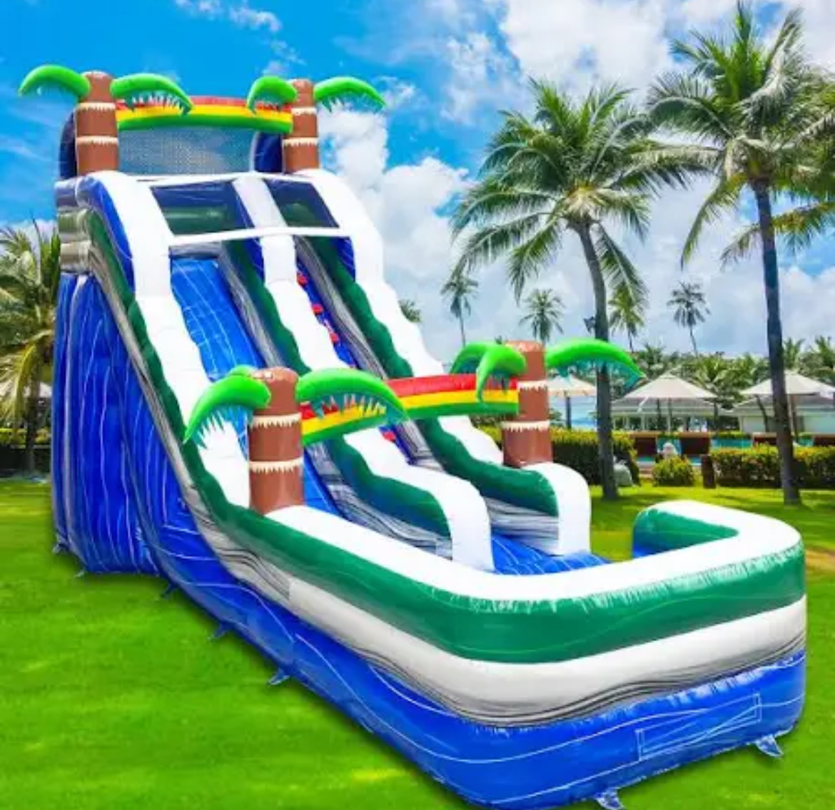 Water Slides & Water Inflatables - Bounce House Rentals & Water Slide ...