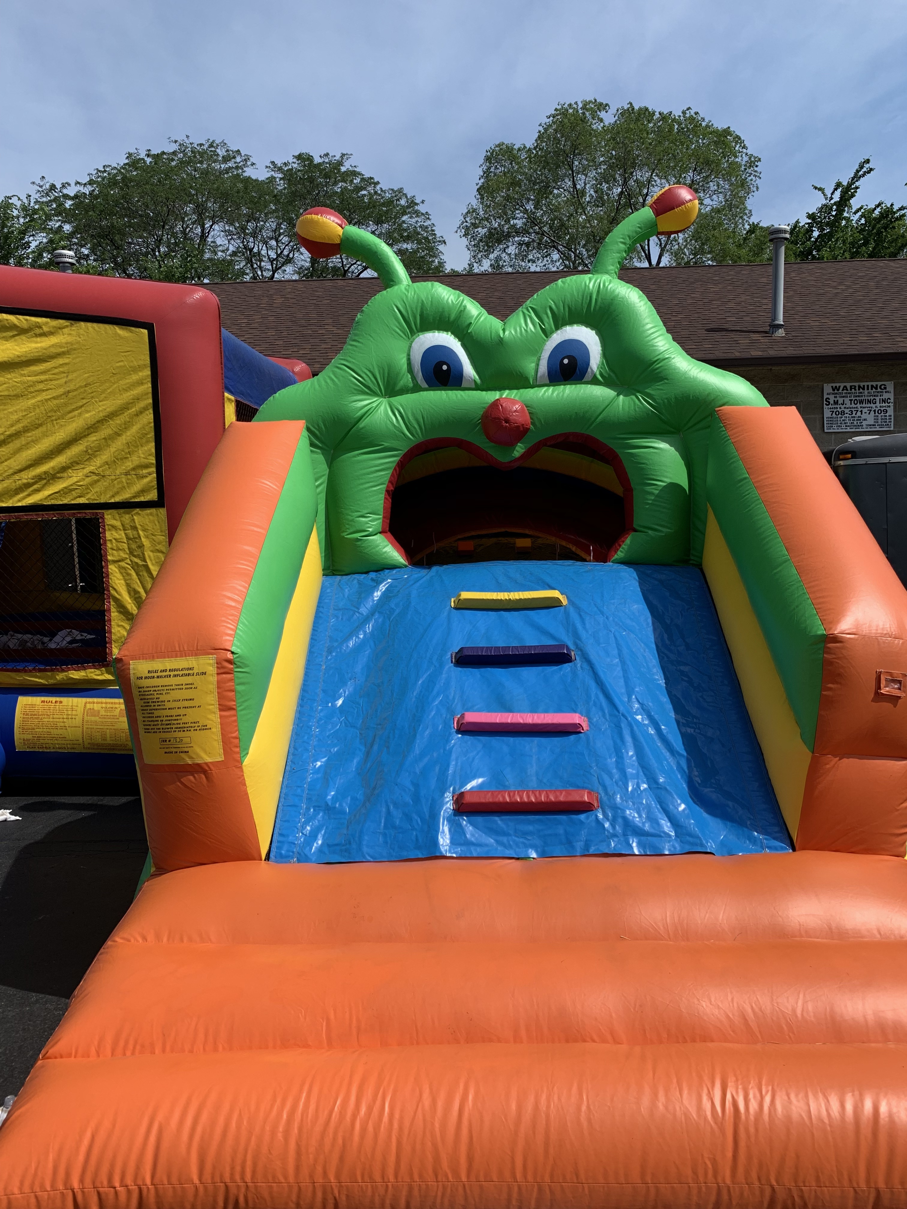 Katie The Caterpillar Obstacle Course Combo R - Bounce House Rental in ...