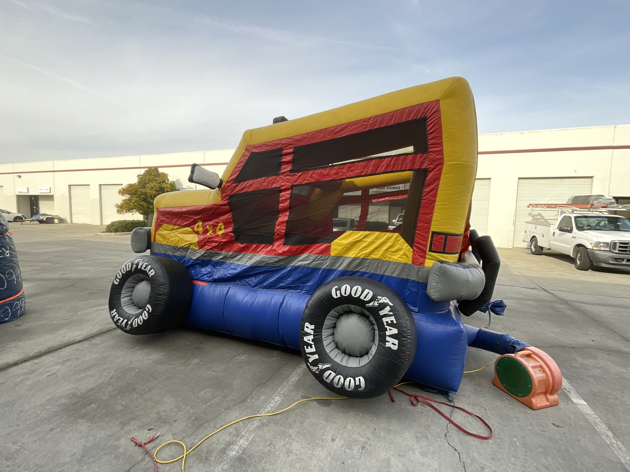 FOR SALE - USED - Monster Truck 3D Bounce House - Bounce House ...