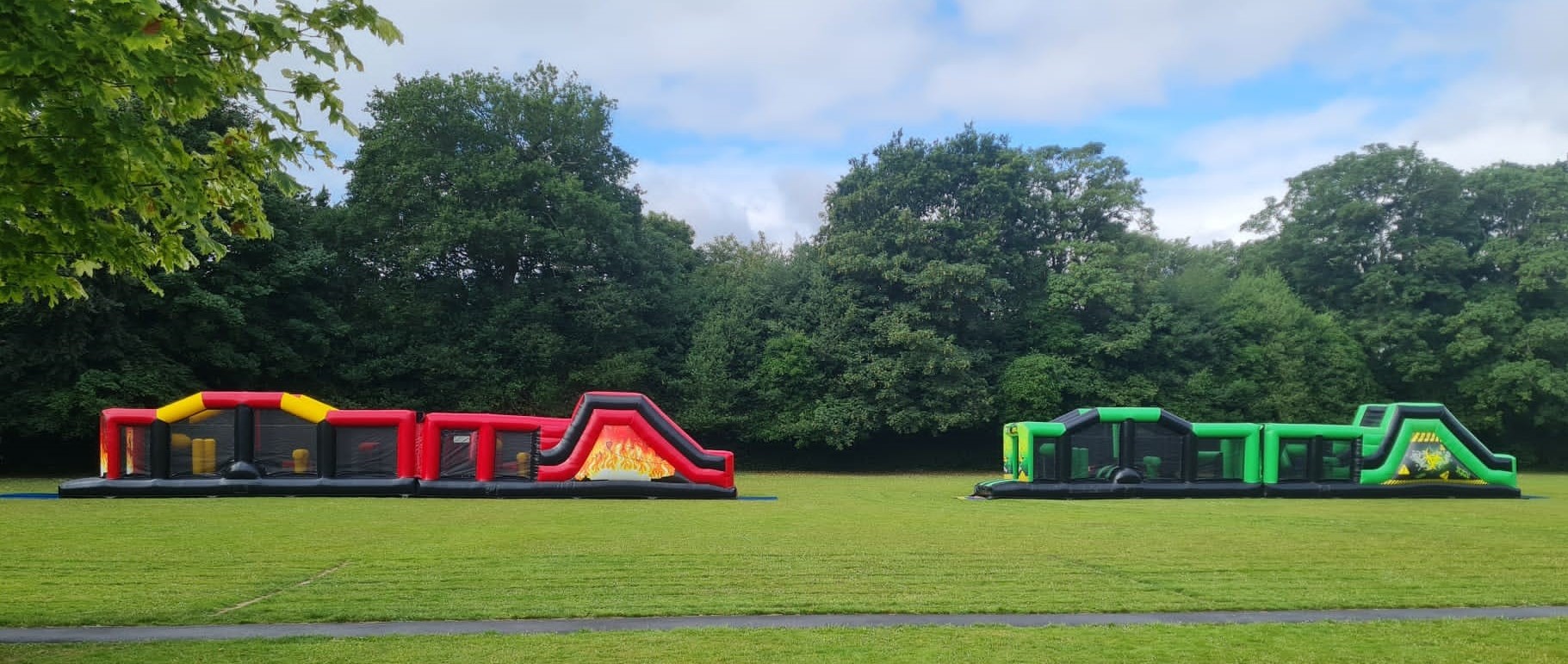 Assault Course Inflatable 120ft long - Bouncy Castle Hire in Kent, East ...