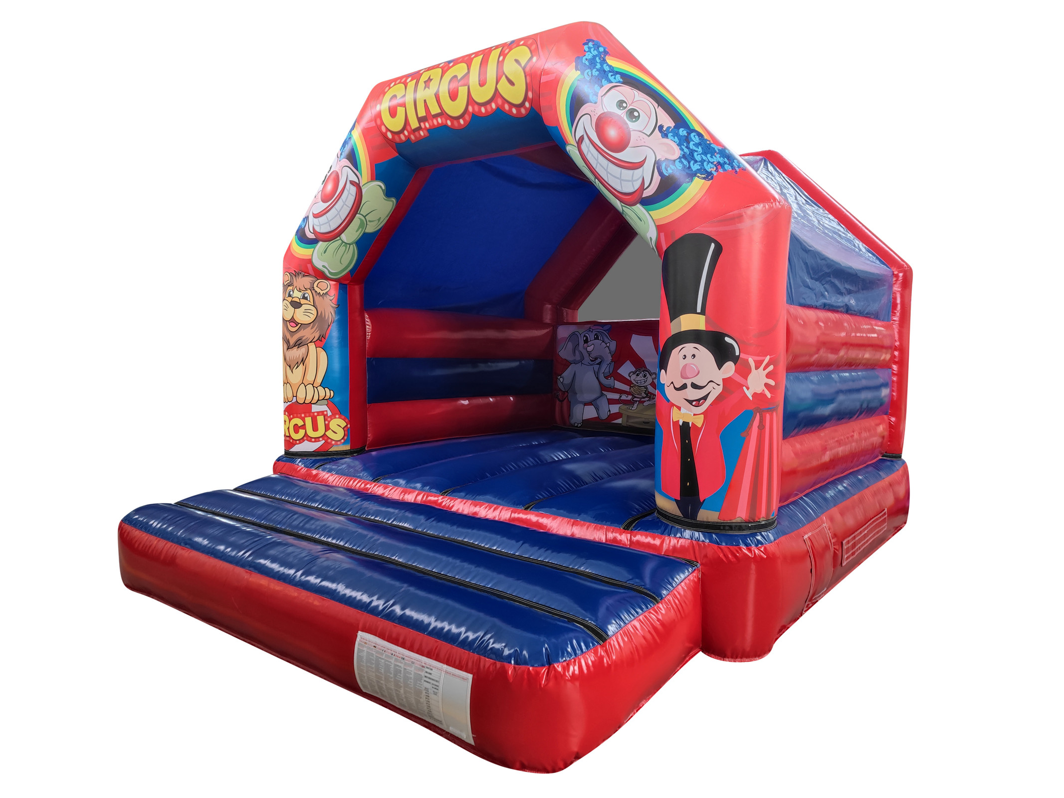 BBOL-167 - 12x15x9.9ft - A frame bouncer - (Red & Blue Circus)(VPC ...