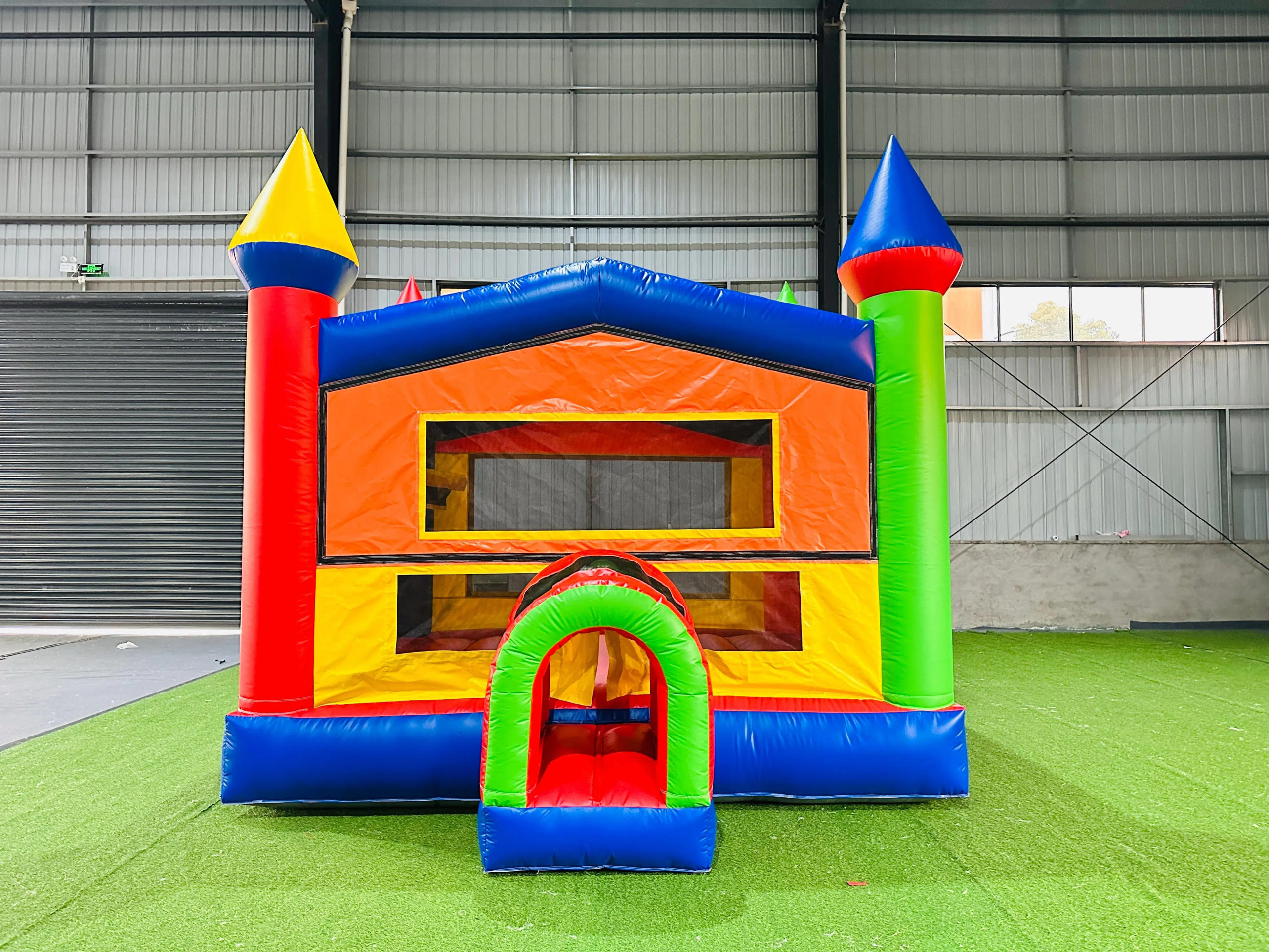 Rainbow Bounce House - Hire in NY | InflataBroz